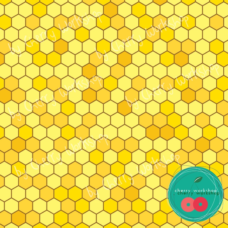 Bee Digital Paper buzzing Bees Bees, Honeycombs, Flower Patterns, Polka ...