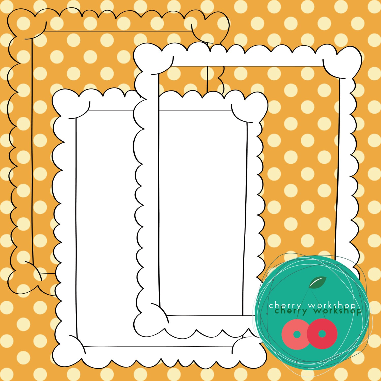 Doodle Borders and Frames Hand Drawn Borders for Scrapbook, Cards ...