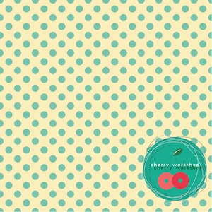 Vintage Polka Dot Digital Paper retro Polkadots Small Polka Dots Retro ...