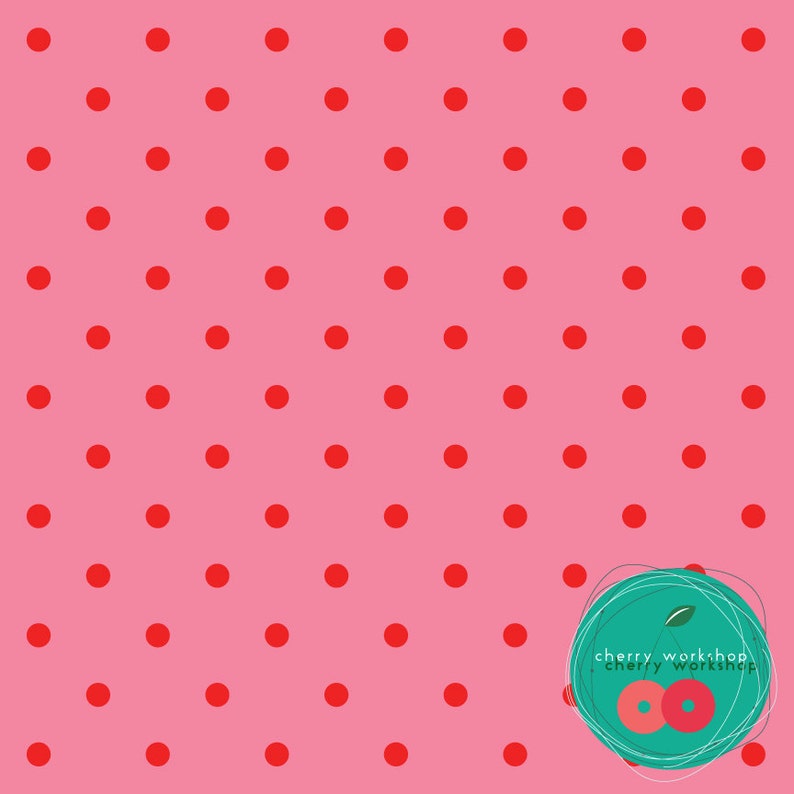 Polka Dot Digital Paper "bright Polka Dot" 32 Small Polka Dots, Big ...