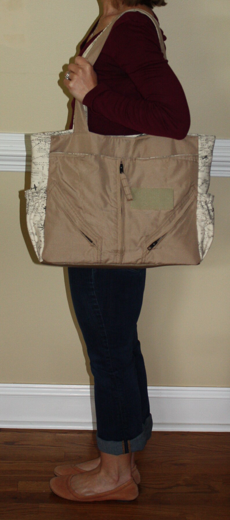 Flight Suit Purse Military Uniform Tote Bag Handbag Made - Etsy