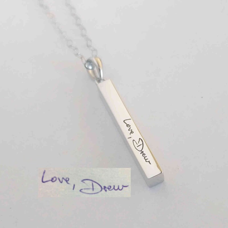Handwriting Necklace - Etsy