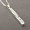 Sterling Silver Disc Monogram Necklace,small 3 Initial Disk Necklace ...
