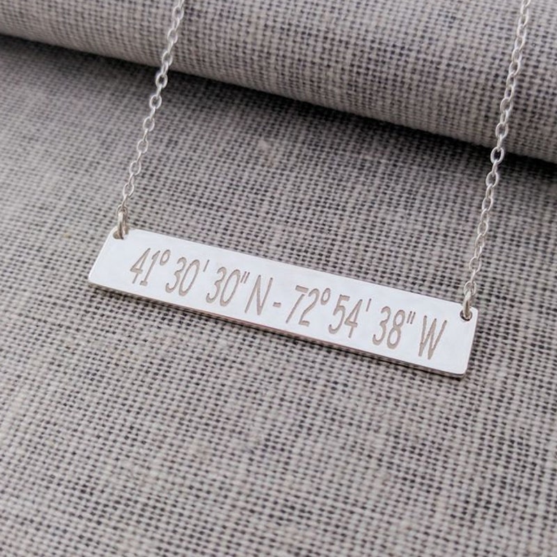 Coordinate Necklace - Etsy