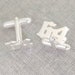 Old English Numbers Cufflinks, Wedding Cufflinks for Groom, Custom ...