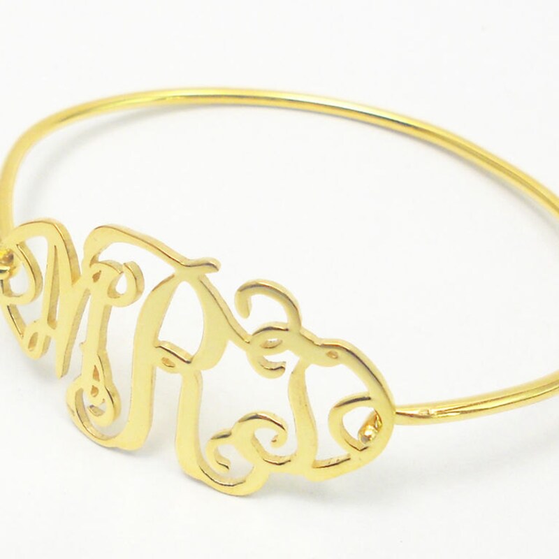 Monogram Bracelet - Etsy