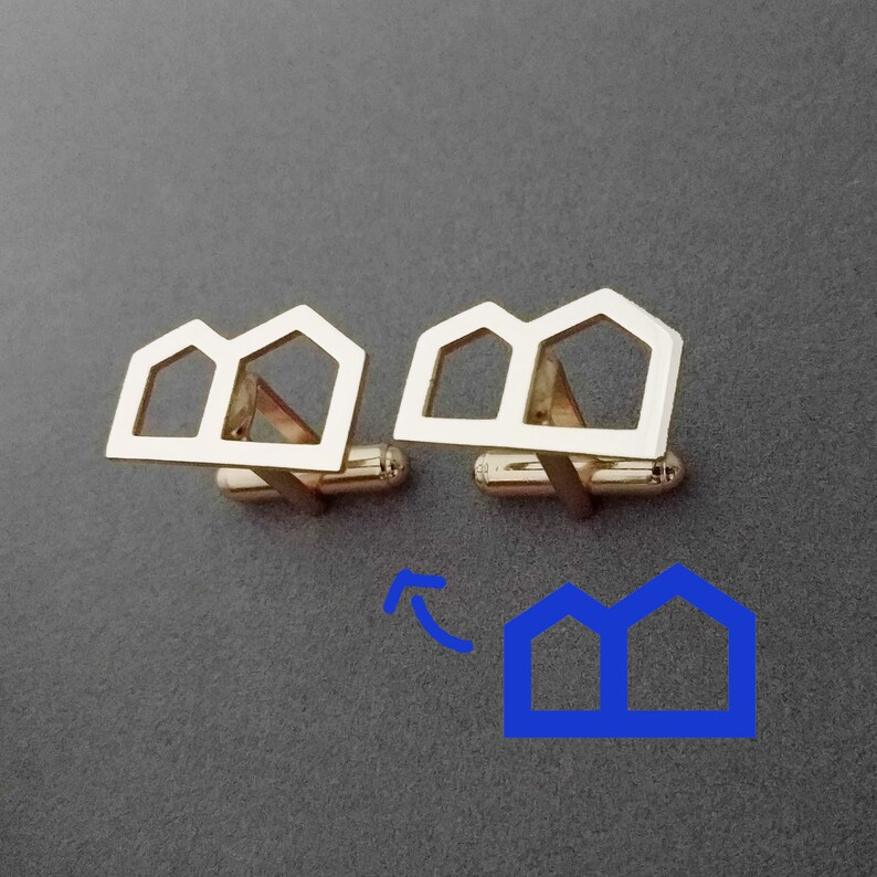 Personalized Logo Cufflinks Your Logo Cufflinks Corporate - Etsy