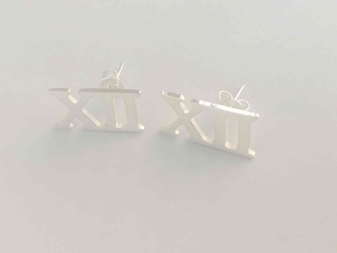 Custom Tiny Numbers Earringspersonalized Number | Etsy