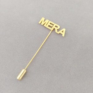 Personalized Name Lapel Pin for Men or Women Monogram Lapel - Etsy