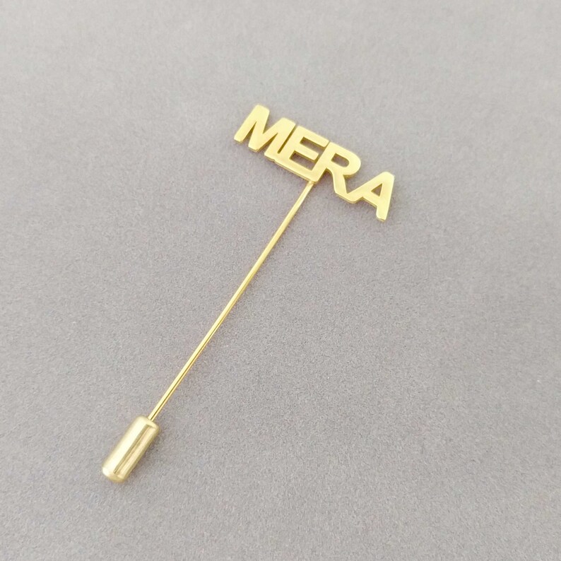 Personalized Name Lapel Pin for Men or Women Monogram Lapel - Etsy