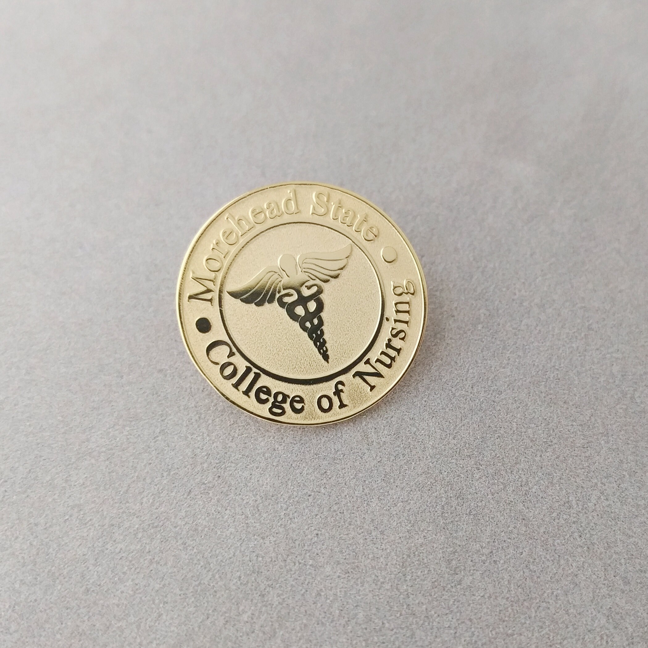 Custom Nursing School Graduate Pin With Caduceus Symbol Lapel Pin ...
