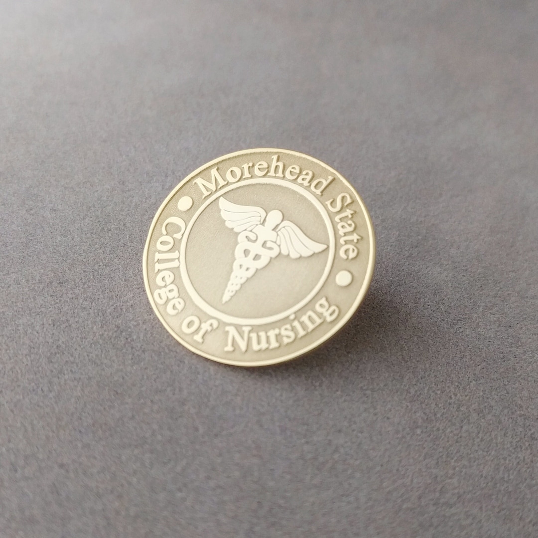 Custom Nursing School Graduate Pin With Caduceus Symbol Lapel Pin, Caduceus Lapel Pin ...