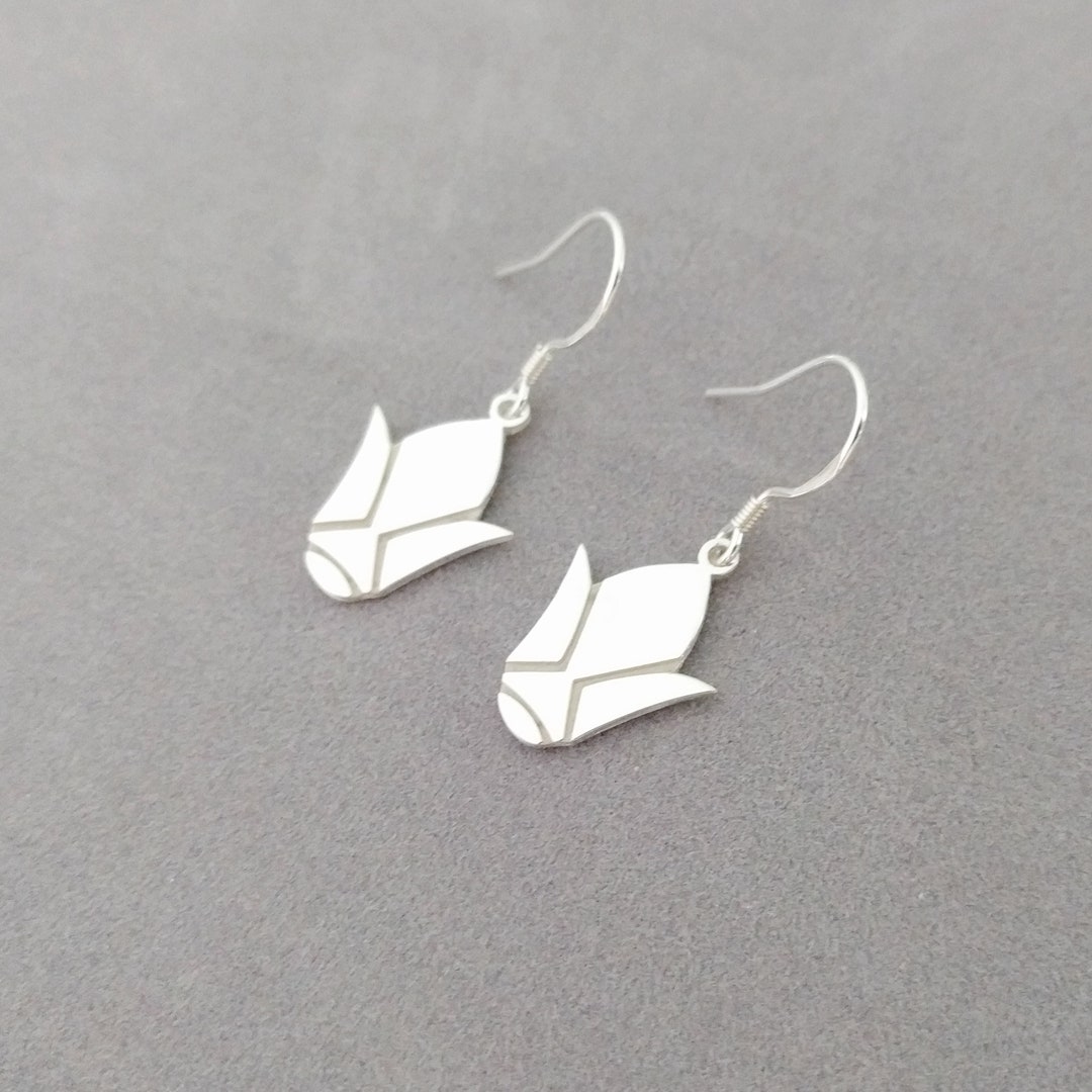 Company Logo Earrings, Tiny Logo Earrings, Portrait Logo Earrings ...