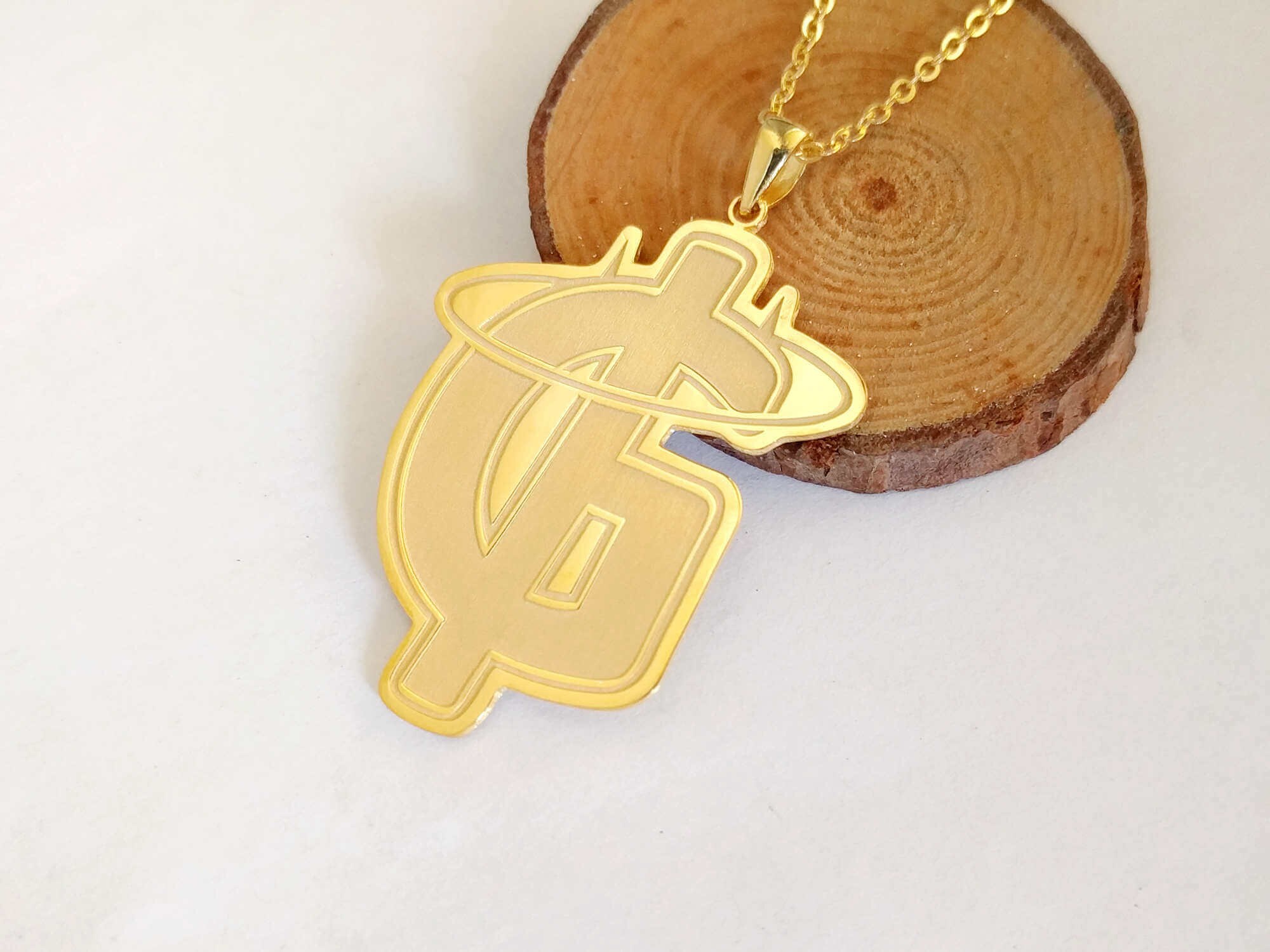 Personalized Logo Necklace, Company Logo Necklace, Portrait Logo ...