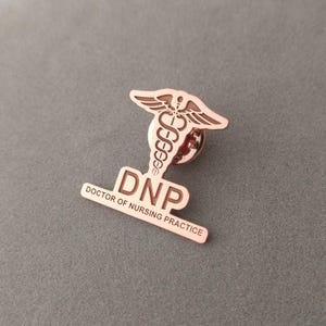 DNP Lapel Pin, Doctor of Nursing Practice Lapel Pin, Custom Nursing School Graduate Pin With ...