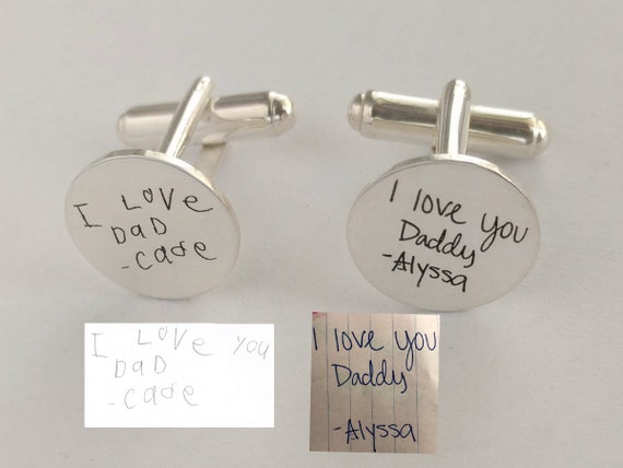 Custom Cufflinks for Dad Wedding Cufflinks Custom - Etsy