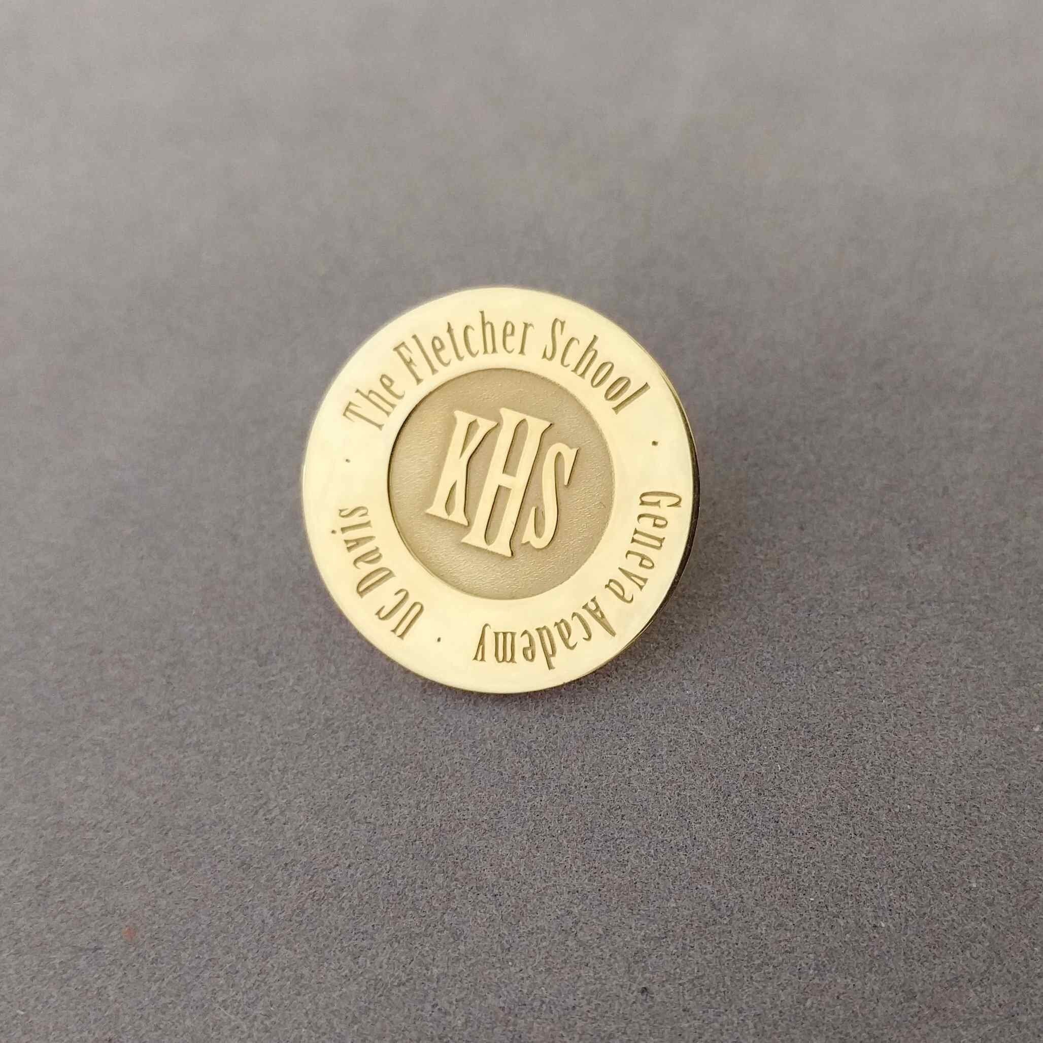Custom College Lapel Pin, High School Logo Lapel Pin, Personalized ...