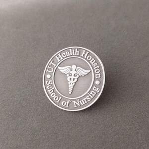 Custom Nursing School Graduate Pin With Caduceus Symbol Lapel Pin, Caduceus Lapel Pin ...