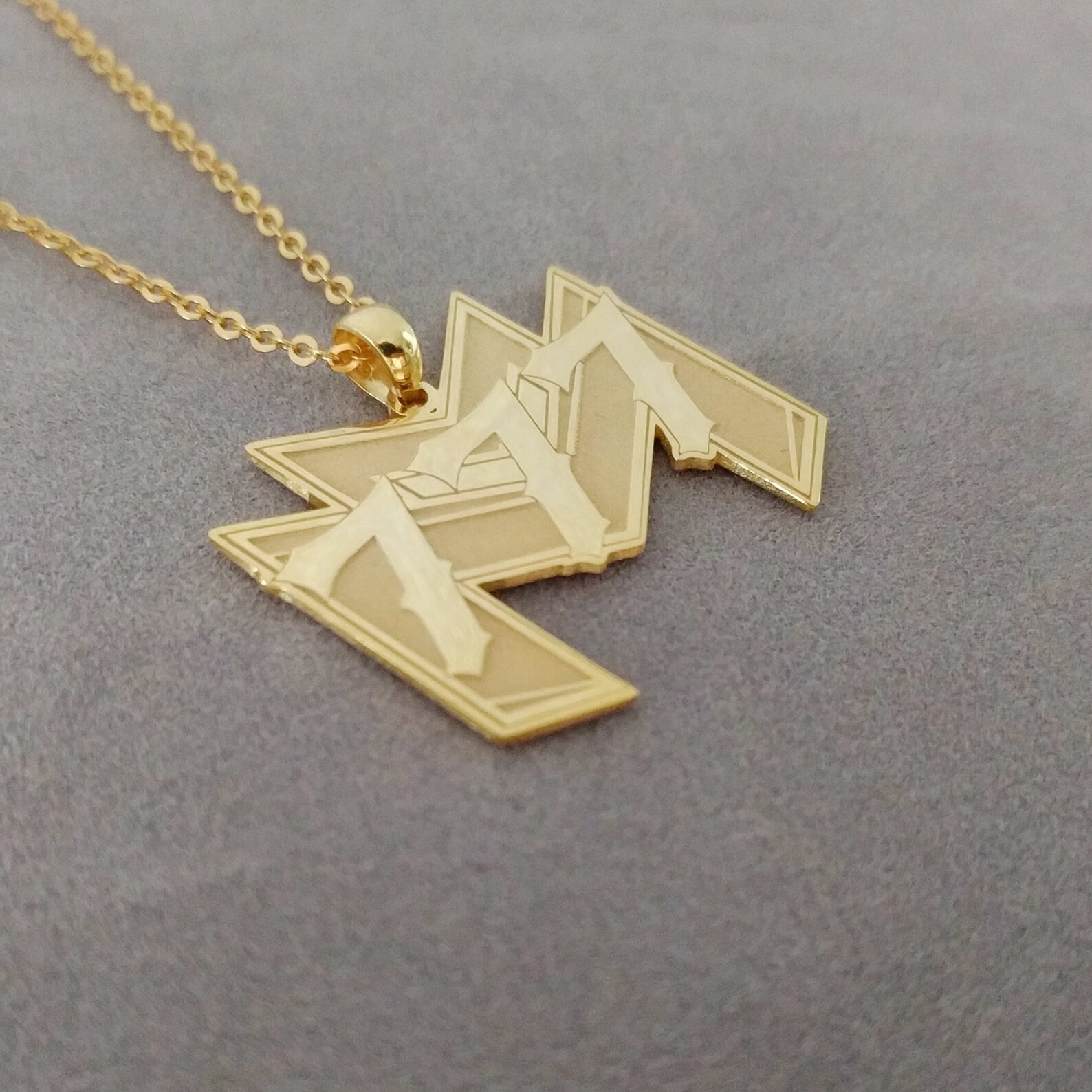 Personalized Logo Necklace, Company Logo Necklace, Portrait Logo ...