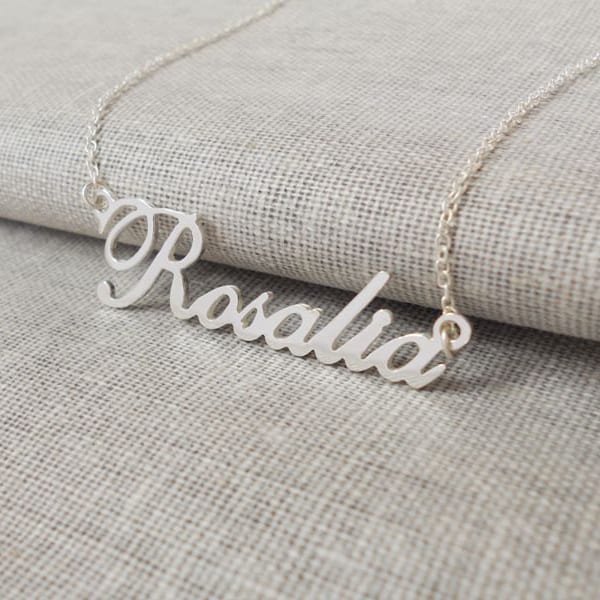 Rosalia Name Necklace - Etsy