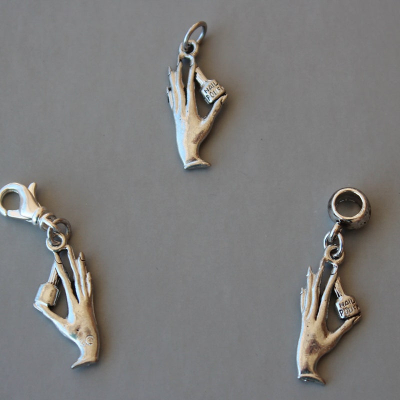 Nail Polish Hand Charm - Etsy