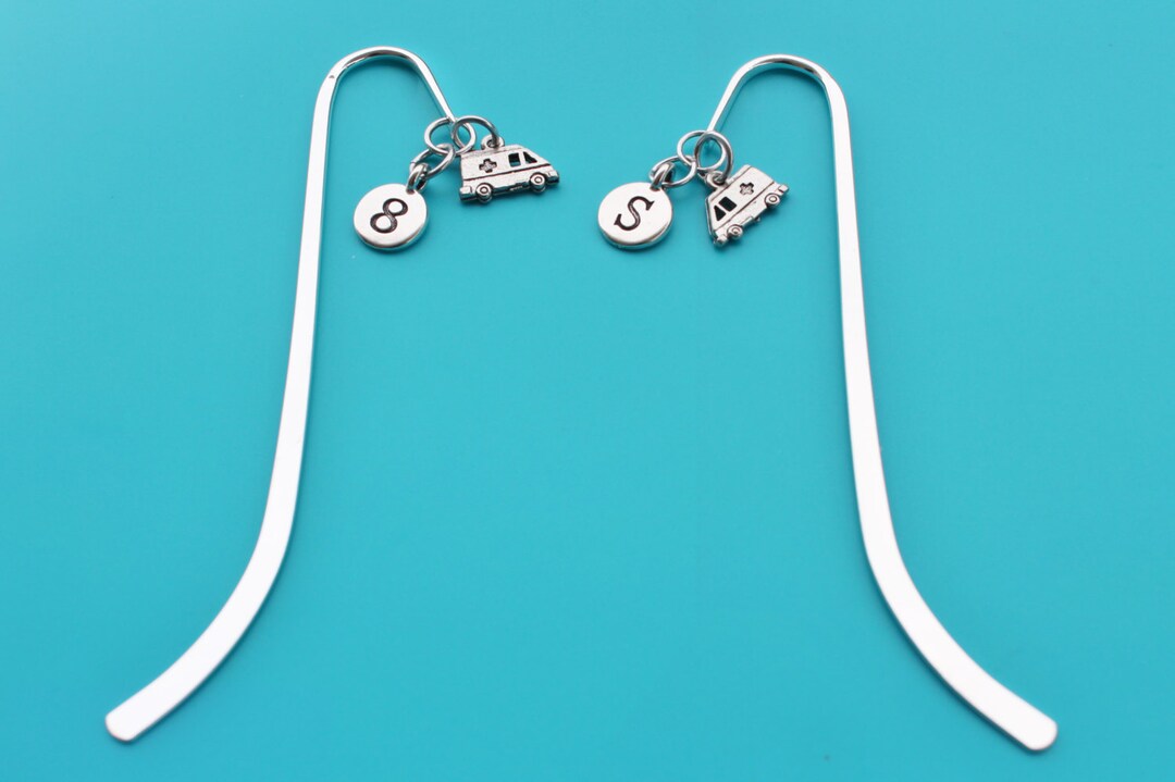 AMBULANCE Bookmark,initial or Number,paramedic,emt,ems,nurse,rescue ...