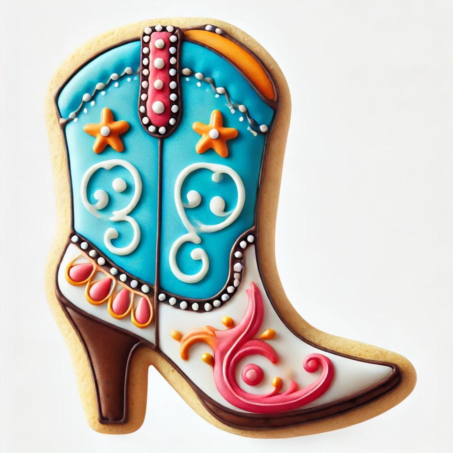 Southwest Cowgirl High Heel Boot Cookie Cutter STL *5 Sizes* - Etsy