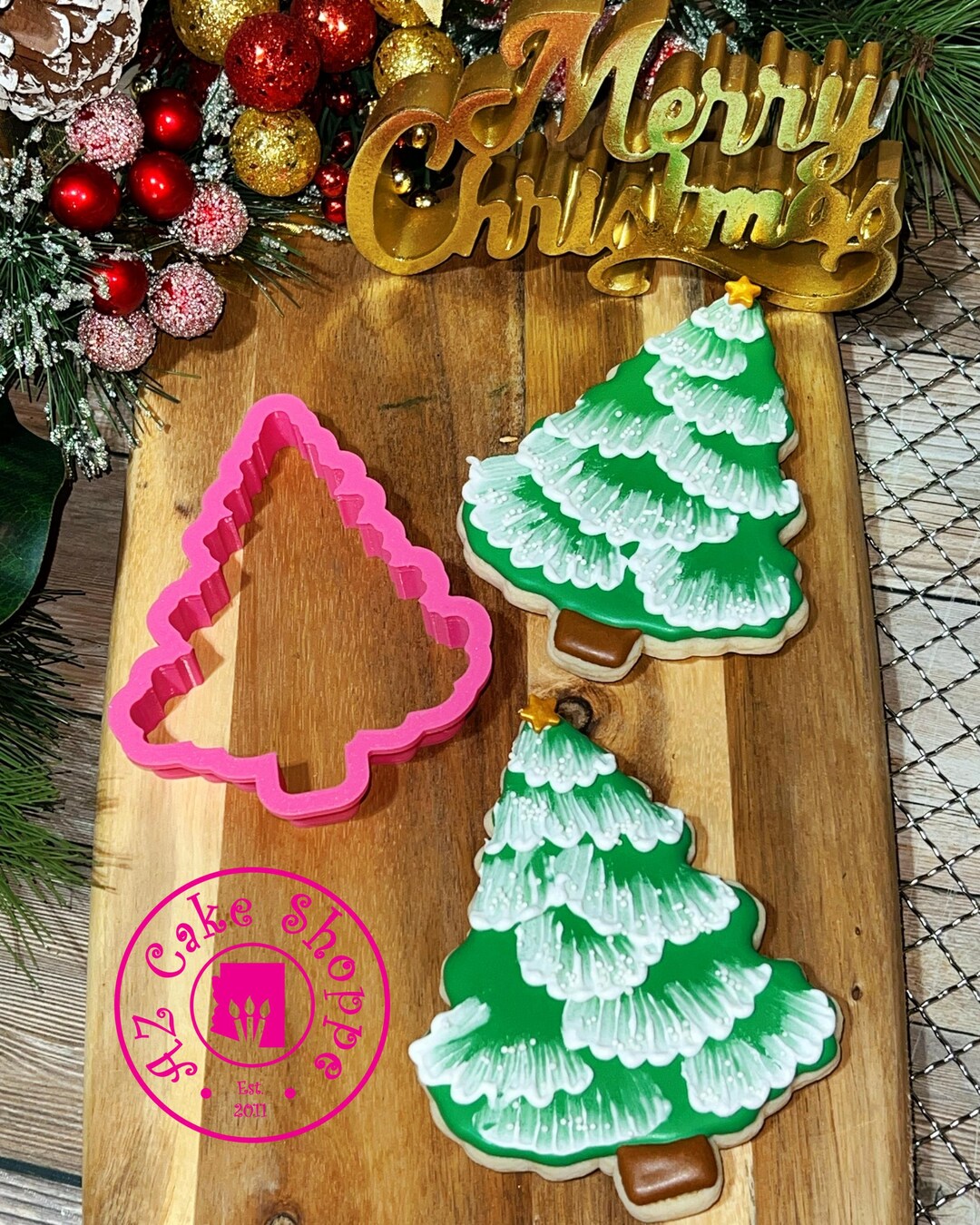 Fir Tree Christmas Tree Cookie Cutter – Bring Classic Holiday Charm to ...