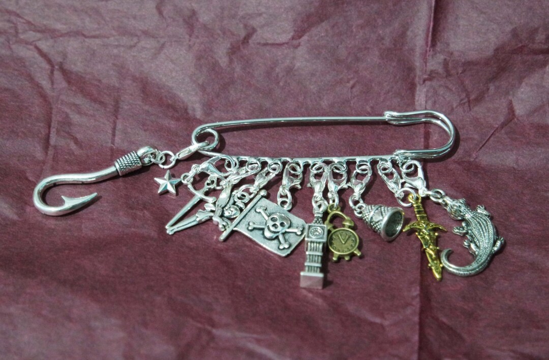 Peter Pan Stitch Markers and Bonus Hook Progress Keeper - Etsy Australia