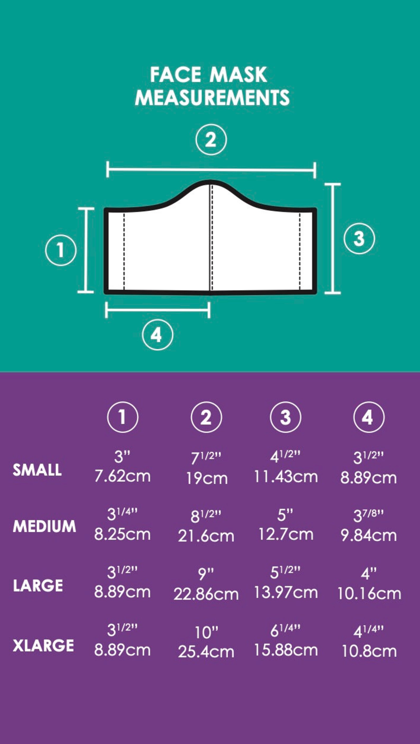 XL Cotton Face Mask: Washable Reusable 3-layer With Ties or Elastic - Etsy