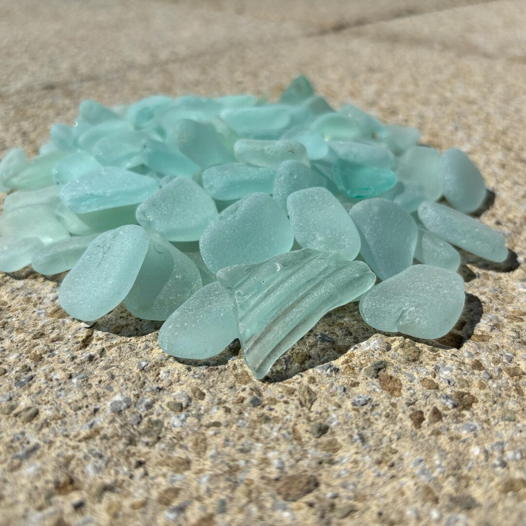 Dorset Sea Glass, Genuine Hand Foraged Sea Glass, Pale Aqua Sea Glass ...