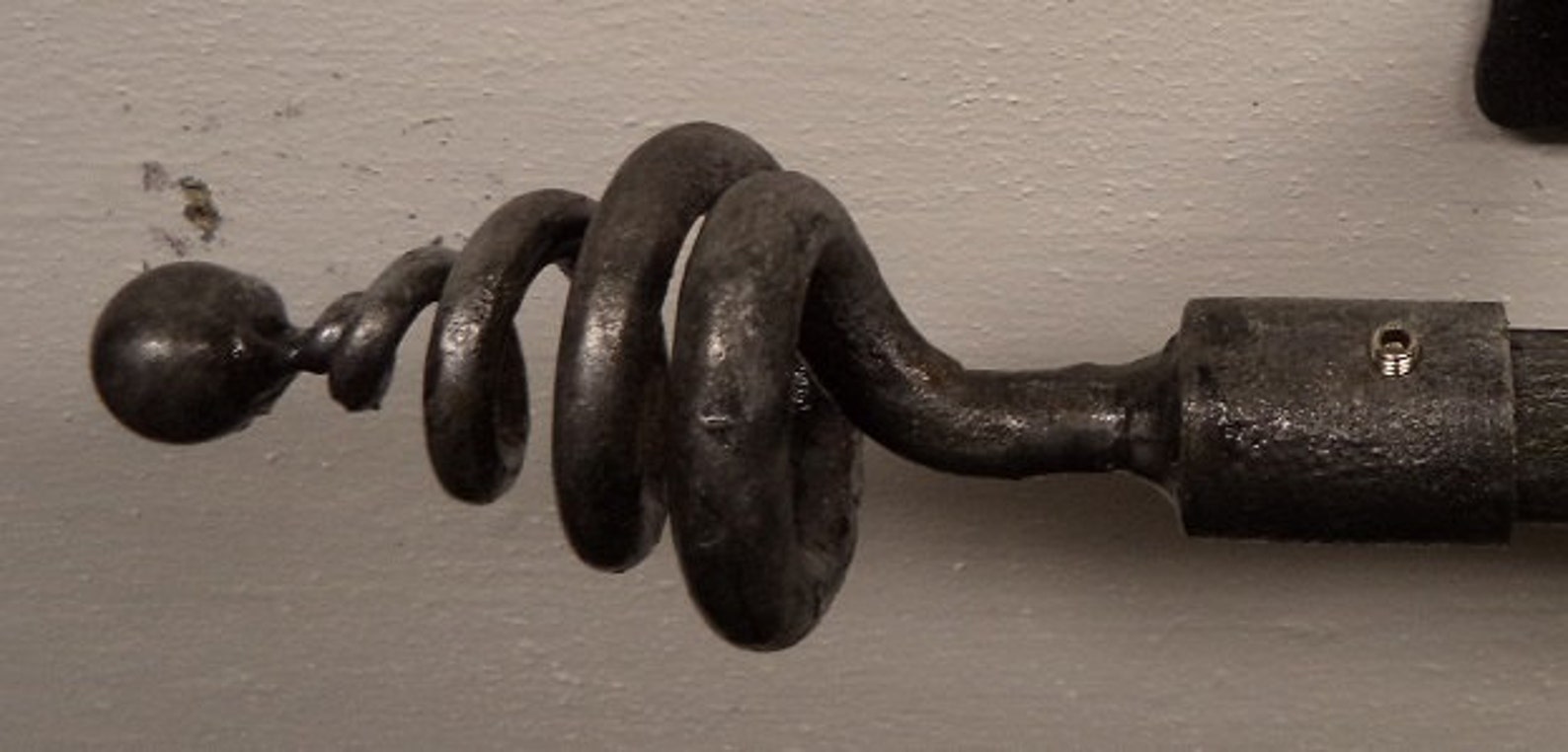 Hand Made Bespoke Wrought Iron Curtain Pole / Rod With Pigs - Etsy