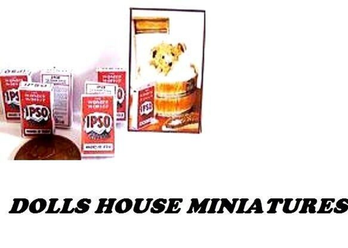 Various DOLLS House Miniature Counter Display Vintage Household - Etsy