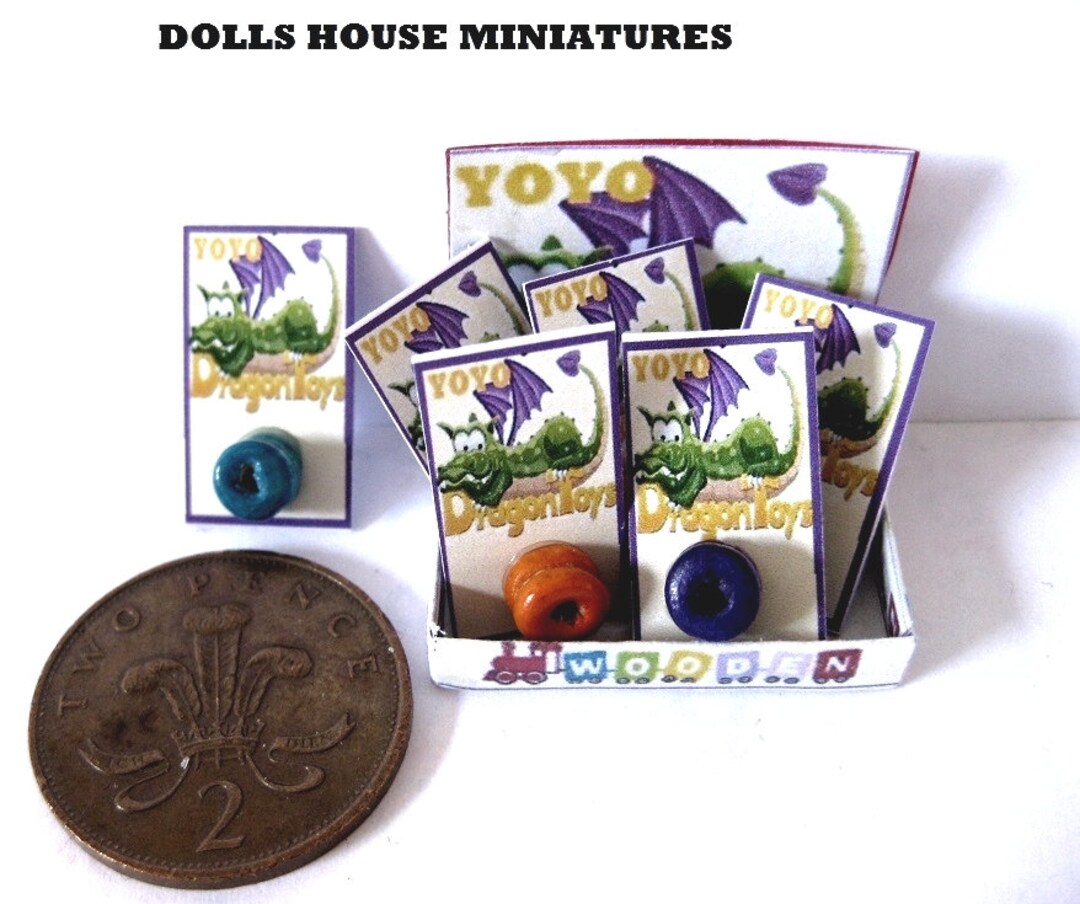 1 12th Scale Dolls House Miniatures TOY COUNTER DISPLAYS Yoyo - Etsy