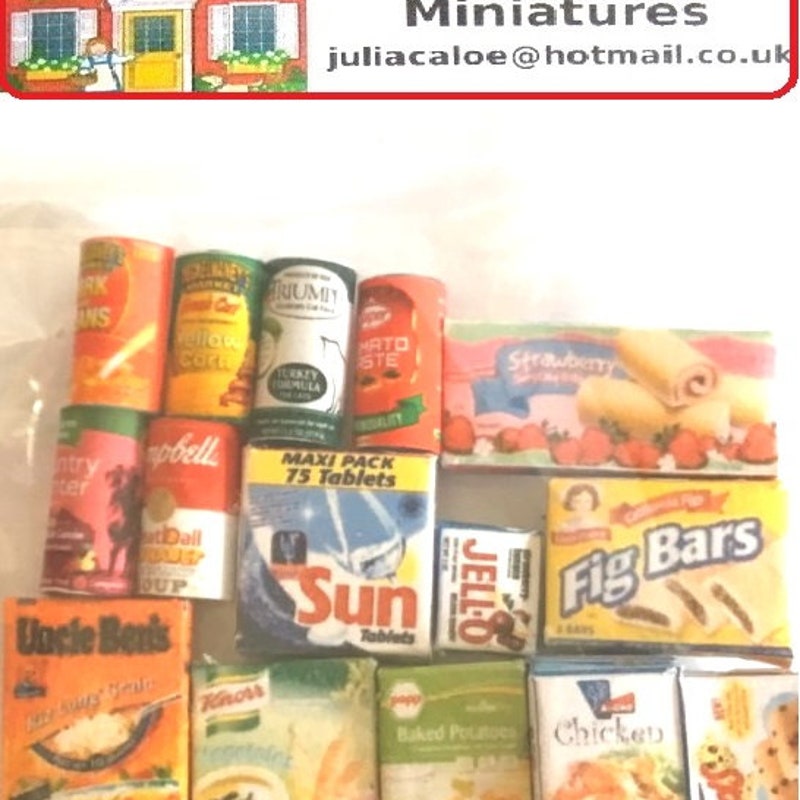 Miniature Groceries - Etsy
