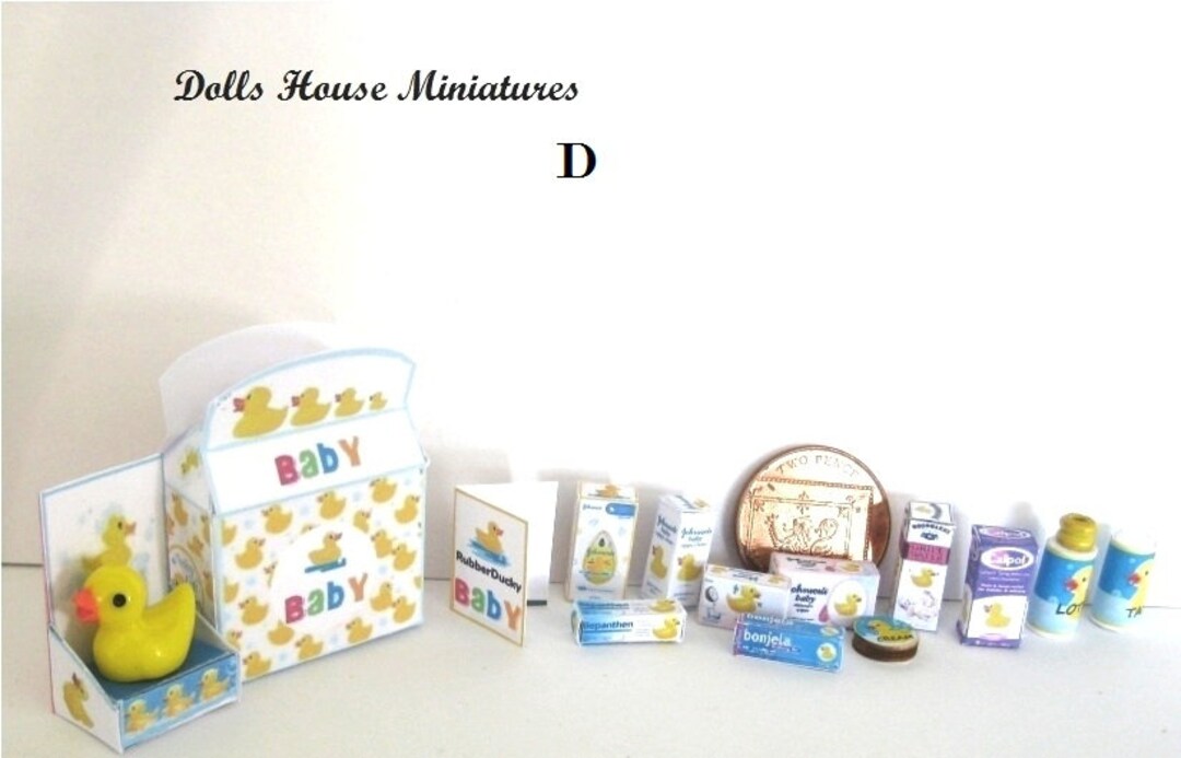 BABY BOX Little Ducky Complete With All Accessories Shown - Etsy