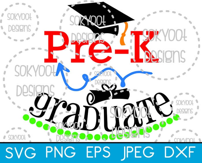 Pre K Graduate Preschool Instant Digital Download SVG cut | Etsy