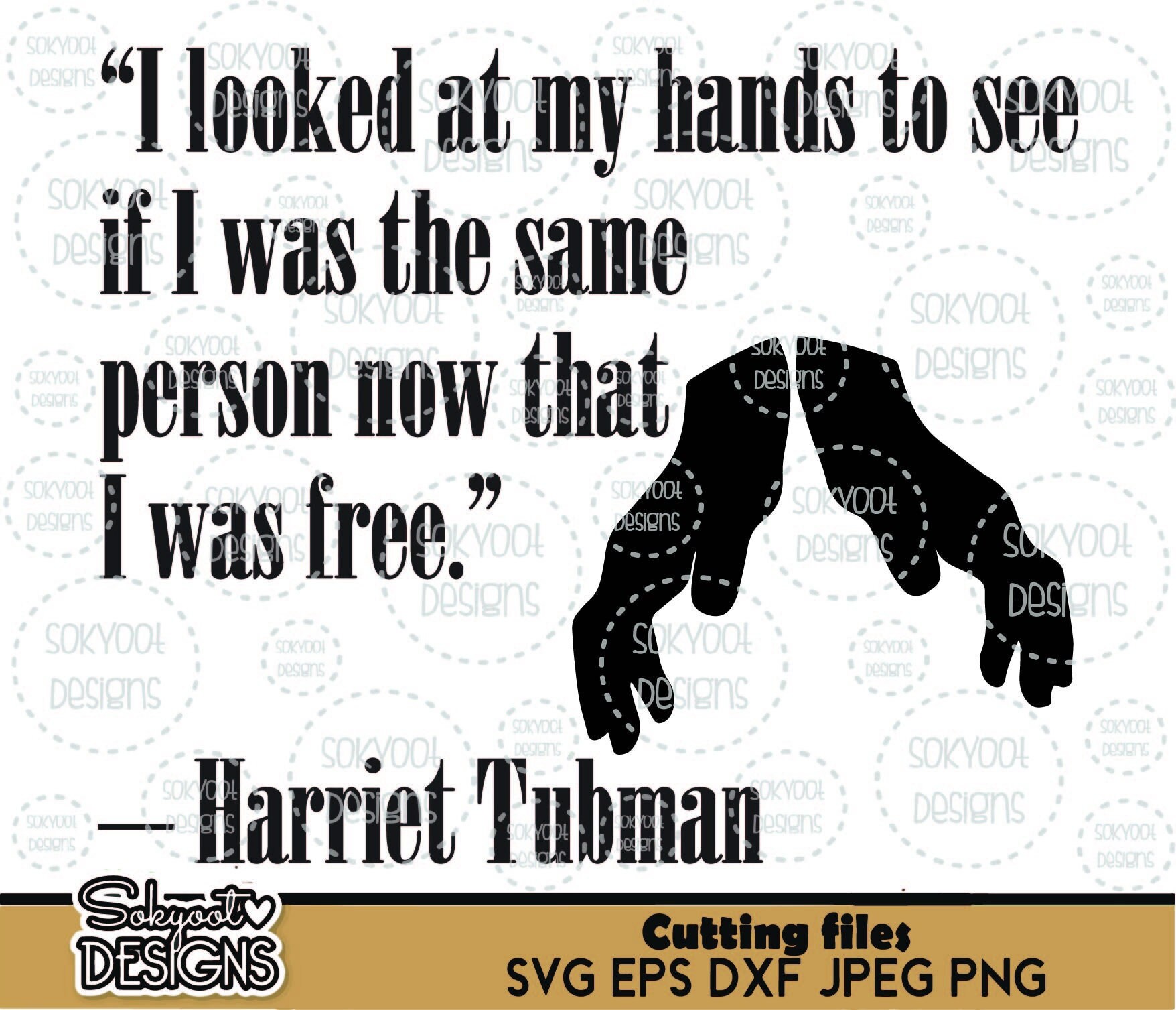 Instant Digital Download SVG Cut File Harriet Tubman | Etsy