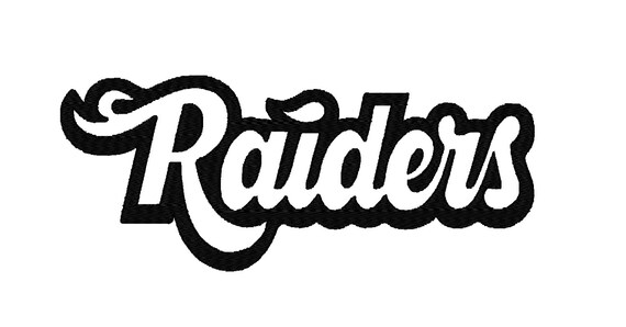 Raiders. 7 Sizes. Instant Download Machine Embroidery Design. | Etsy
