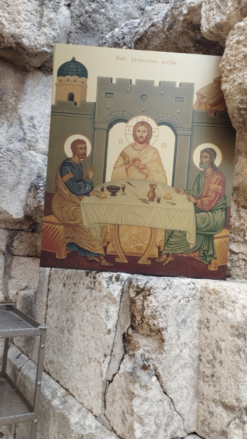 Emmaus Site Stone Fragment Where Jesus Appeared After His Death and ...