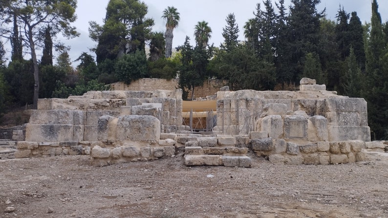 Emmaus Site Stone Fragment Where Jesus Appeared After His Death and ...