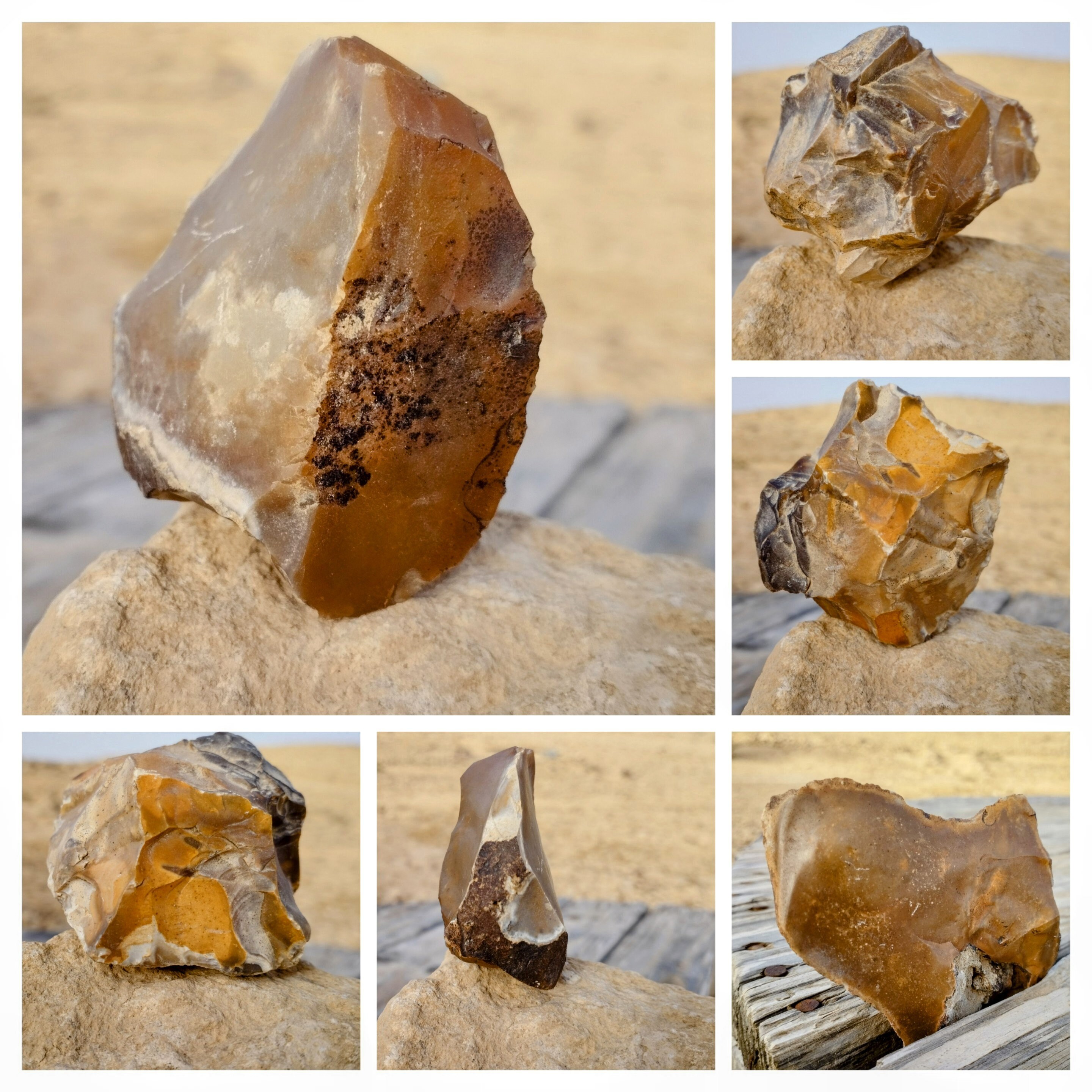 Rare Paleolithic Hand Axe Flint Stone Tool From Mount Karkom - Hunting ...