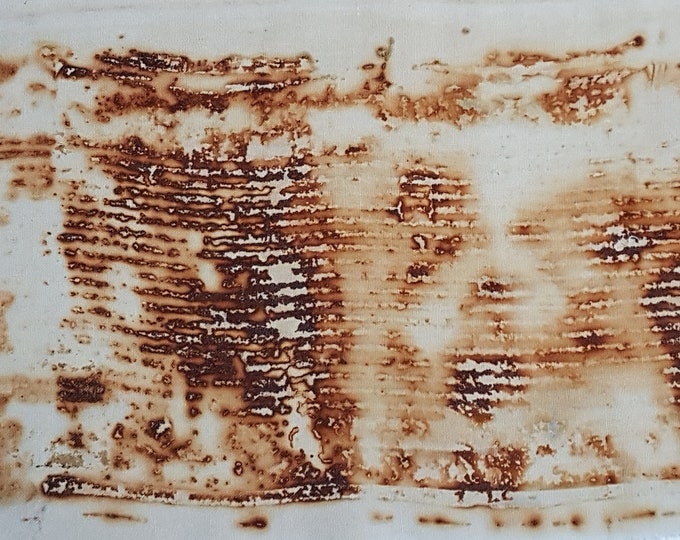 48 X 16 Cm Rust Dyed Rusty Cloth Slow Eco Dyeing Natural Dye Organic ...