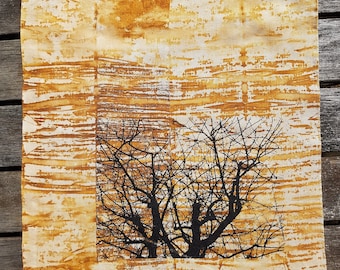 43 X 22 Cm Rust Dyed Rusty Cloth Slow Eco Dyeing Natural Dye - Etsy