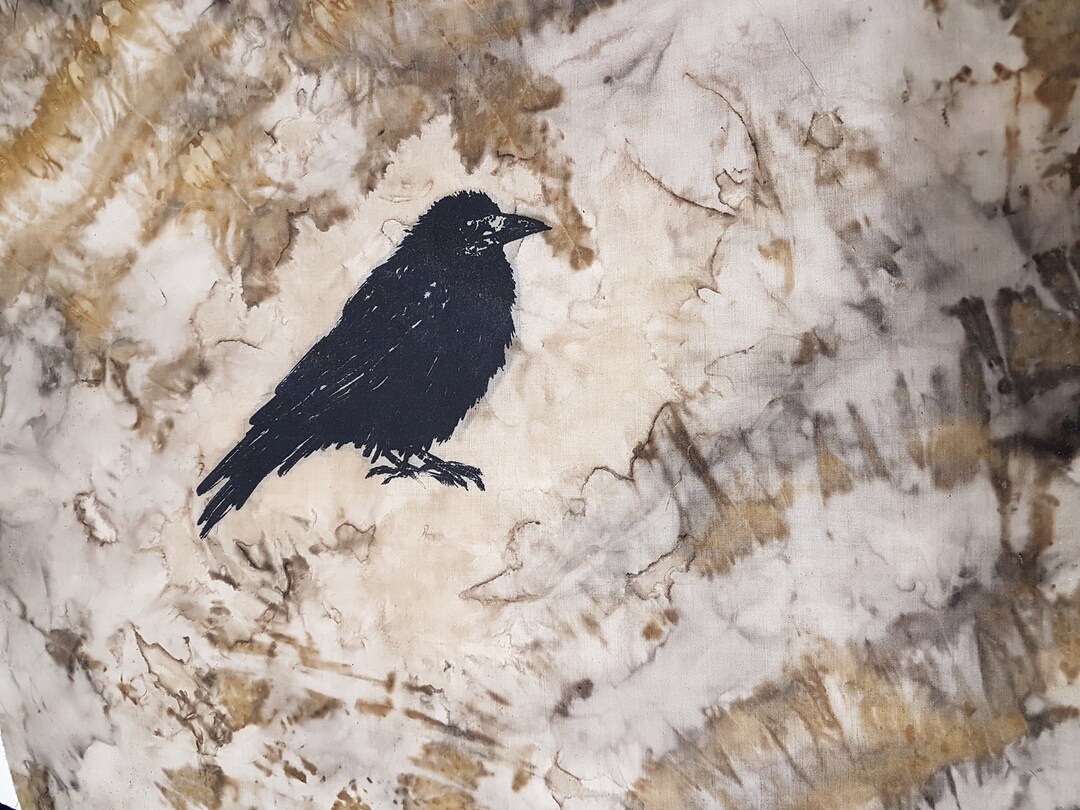 60 X 54 Cm Rust & Tea Dyed Rusty Cloth Slow Eco Dyeing Natural Dye Art ...