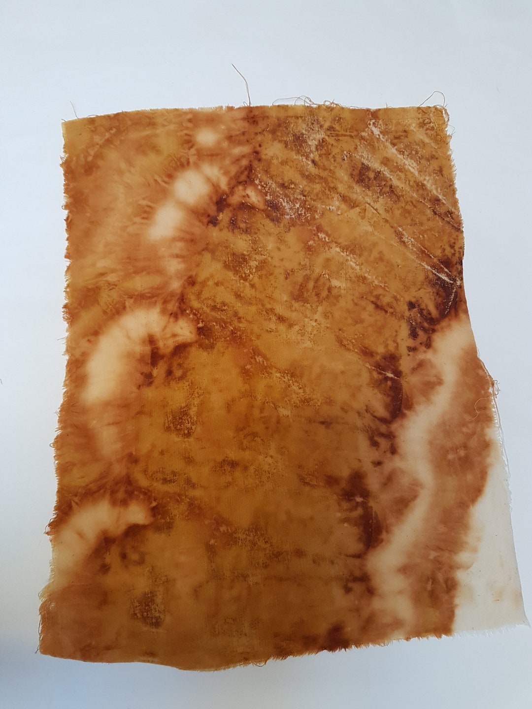 38 X 28 Cm Rust Dyed Rusty Cloth Slow Eco Dyeing Natural Dye Organic ...