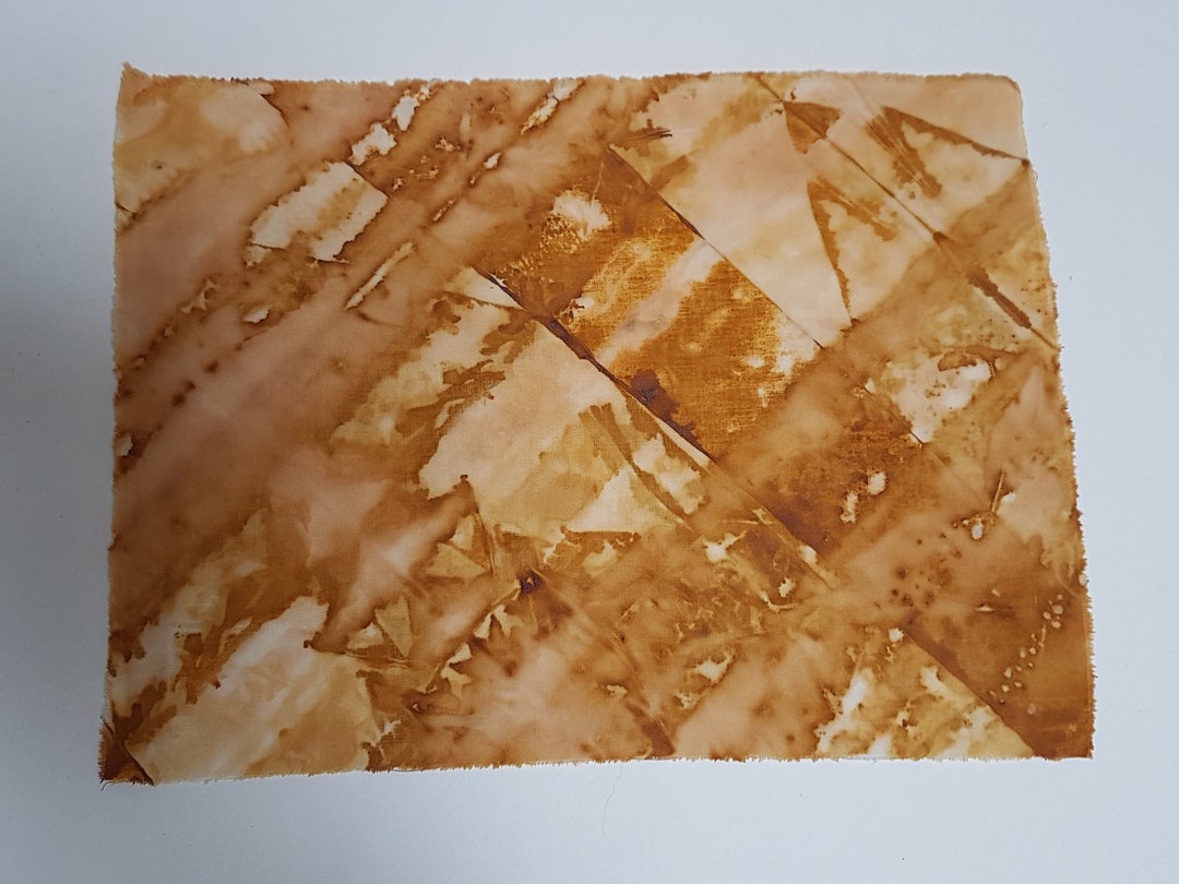 30 X 22 Cm Eco Dyeing Ecodyed Rust Print Rusty Files Textile Art ...
