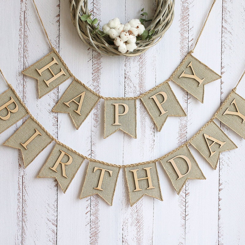 Birthday Banners - Etsy