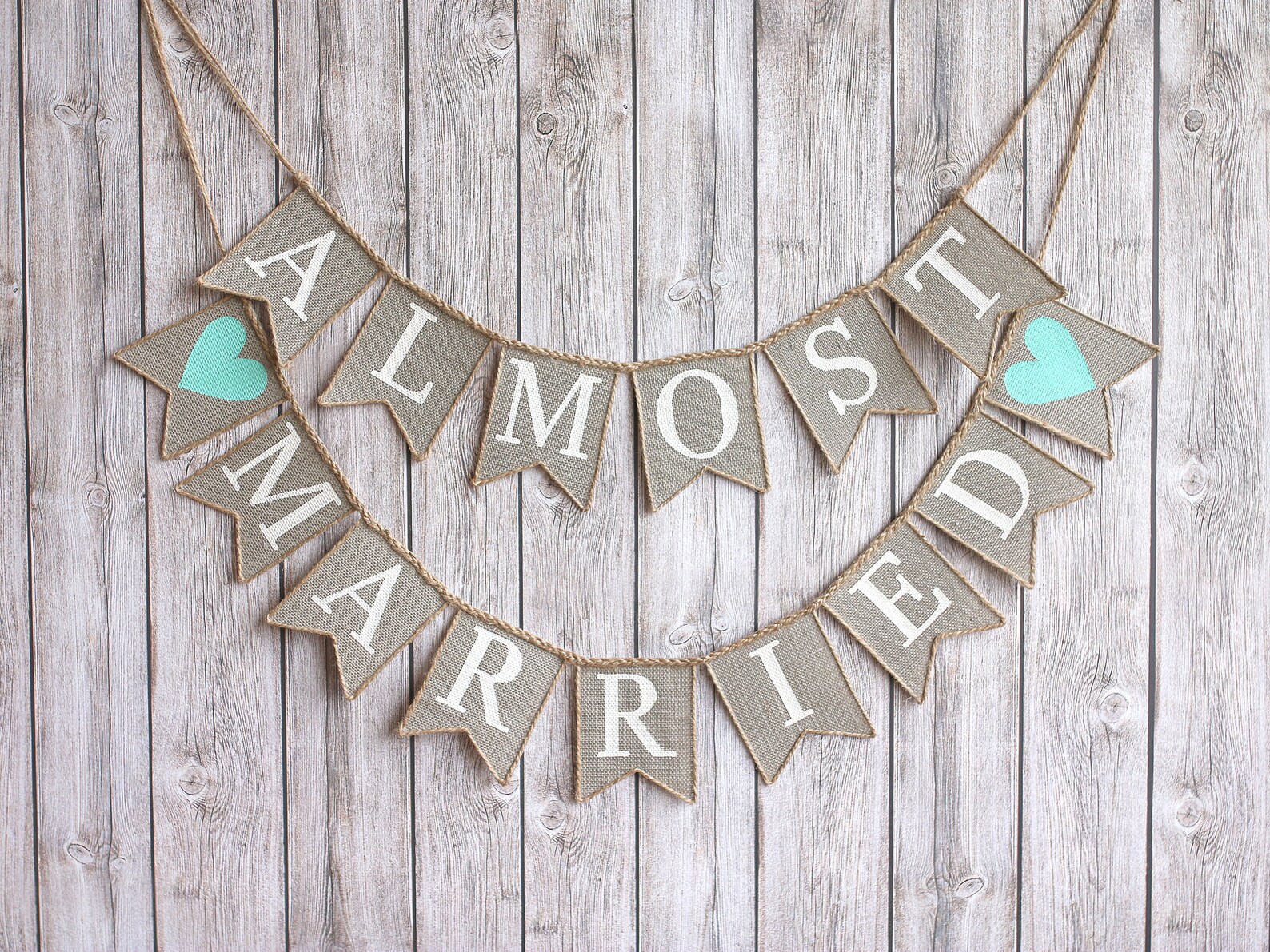 Almost Married Banner Almost Married Sign Just Married - Etsy