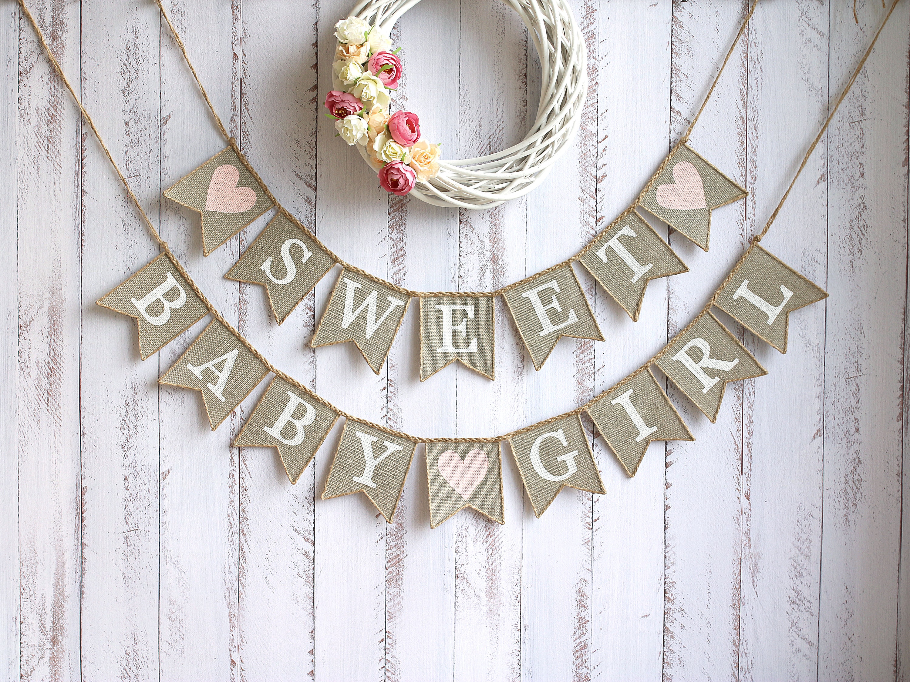Sweet Baby Girl Banner Baby Girl Shower Banner Baby Girl | Etsy